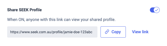 How do I share my SEEK Profile? - SEEK