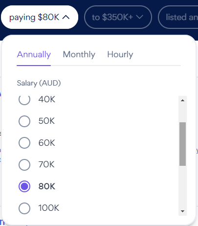 What Minimum Salary requirement should I select for my SEEK profile? - SEEK