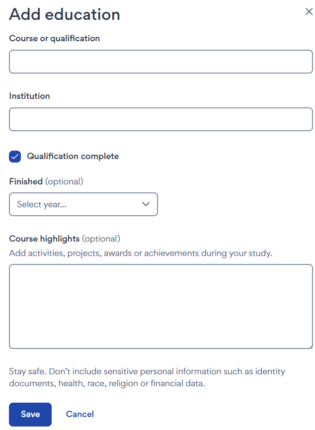 How do I change or update my Profile? - SEEK